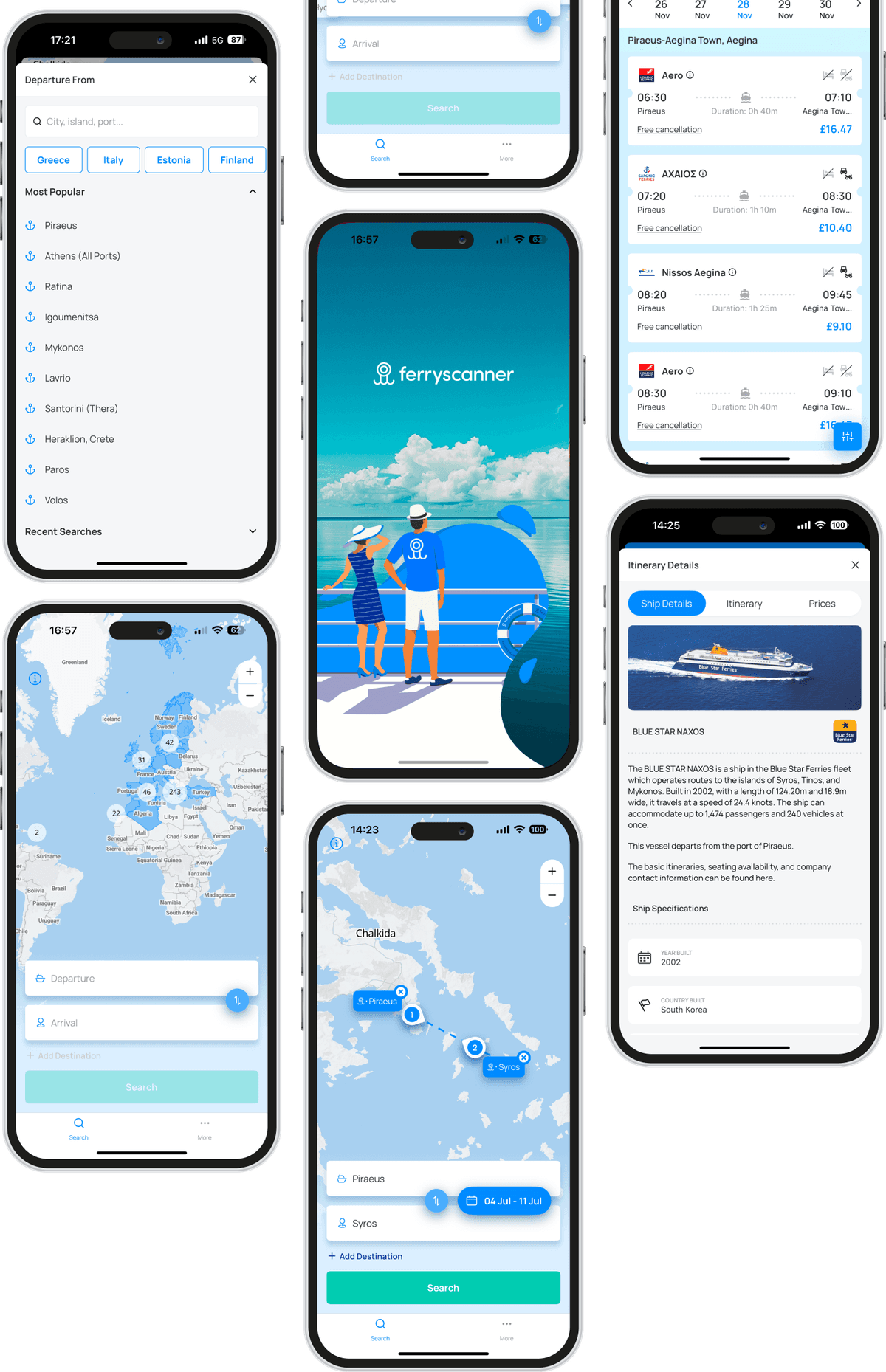 Ferryscanner App | Βρες και κλείσε φθηνά ακτοπλοϊκά εισιτήρια